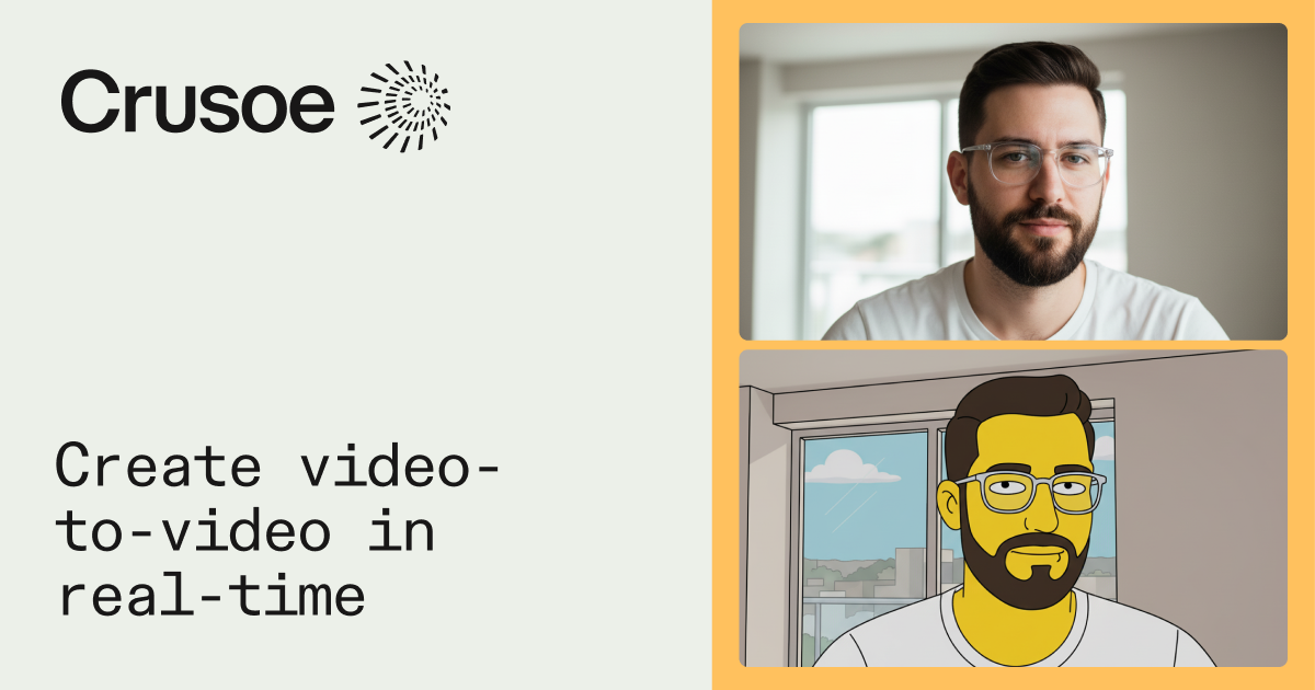 Real-Time AI Video | Get Decart MirageLSD on Crusoe Cloud